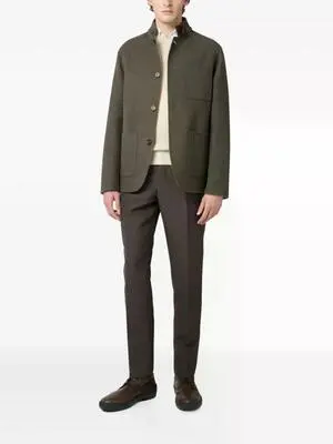 TOD'S Crew Neck Fine Knit Cashmere Sweater With Embroidered Logo