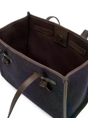 GIANNI CHIARINI Marcella Medium Herringbone Tote Bag