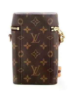 LOUIS VUITTON Phone Box Bag Monogram Canvas Crossbody Bag