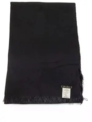 Faliero Sarti Frayed-edge Scarf - Black