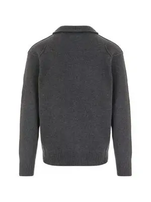 C.P. COMPANY Lens Detail Quarter-zip Sweater