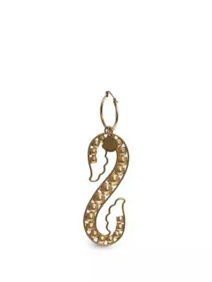 Stella McCartney Single Metal Earring With Crystal Embellishments