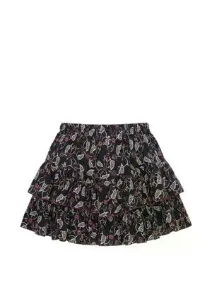 Isabel Marant Étoile Floral-print Ruffled Mini Skirt