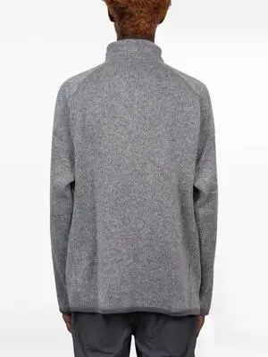 Patagonia Quarter-zip Logo Patch Sweater - Grey