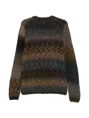 DONDUP Intarsia-knit Crew-neck Sweater