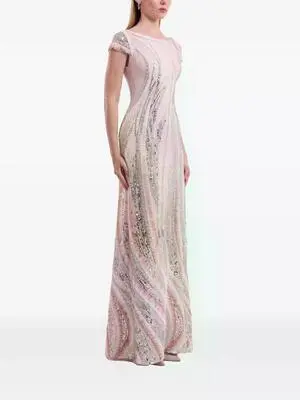 GEMY MAALOUF Beaded Sequin-embellished Dress