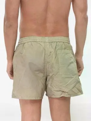 Off-White Drawstring Swim Shorts