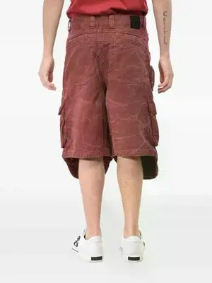 Off-White Multi-pocket Garment-dyed Shorts