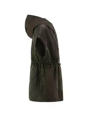 Max Mara Origano" Quilted Drawstring Gilet