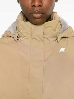 K-WAY Marlette Hooded Logo-patch Jacket