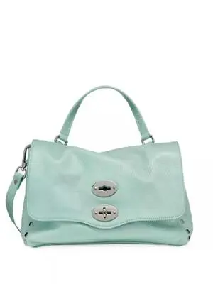 ZANELLATO Postina Leather Shoulder Bag - Blue