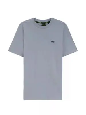 BOSS Logo-print Short-sleeve T-shirt - Grey