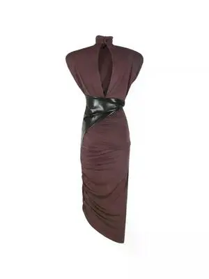 Andamane Ursula Draped Midi Dress