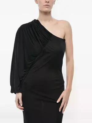 Saint Laurent One-shoulder Maxi Dress