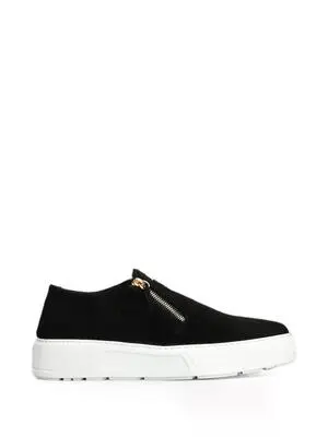 GIUSEPPE ZANOTTI Zip-detail Sneakers - Black