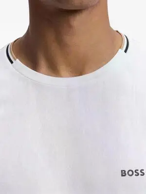 BOSS Active Moisture-wicking T-shirt With Tennis-ball Eming