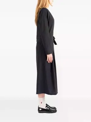 SOCIETE ANONYME Pleated Wrap Midi Dress