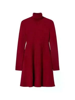 TWINSET Short Knit Dress With Turtleneck