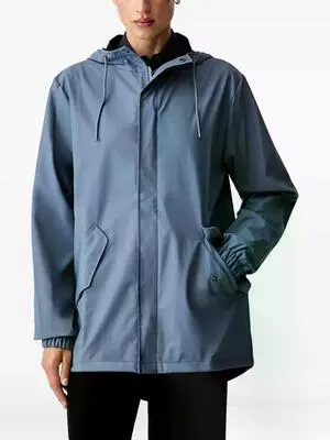 Rains Hooded Fishtail Coats - Blue