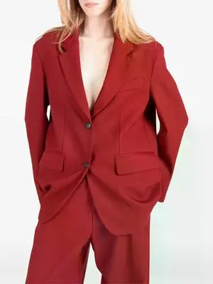 SOCIETE ANONYME Berry Notched-lapel Button-fastening Jacket - Red