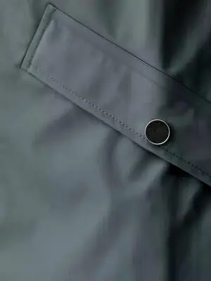 Rains Hooded Press-stud Jacket
