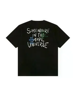 AAPE BY *A BATHING APE Aapeunvs Graphic-print T-shirt - Black