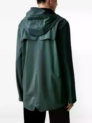 Rains Hooded Press-stud Coat