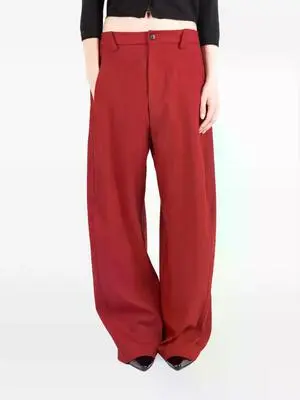 SOCIETE ANONYME Bloom Wide-leg Trousers - Red