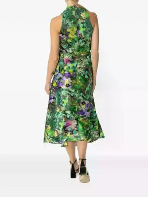 PETER COHEN Fuel Abstract-print Midi Skirt