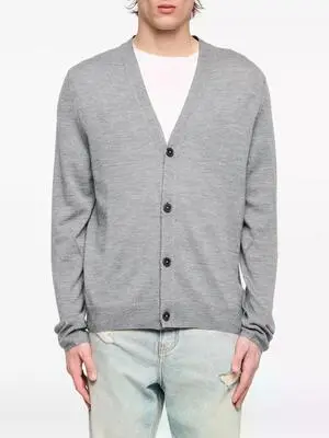Zadig&Voltaire Remi Wool Cardigan With Jacquard Sleeve Detail
