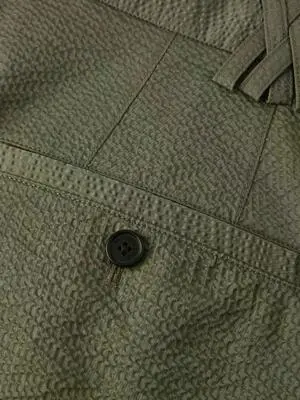 Shanghai Tang Seersucker Tailored Trousers