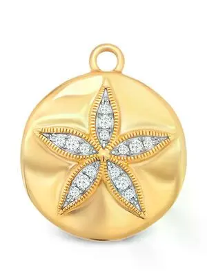 Sara Weinstock Sand-dollar-motif Diamond Pendant - Gold