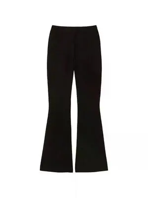 TWINSET Flared Knit Trousers - Black