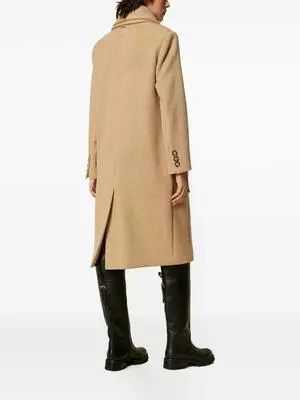 TWINSET Velour Wool Cloth Coat