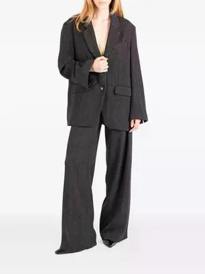 SOCIETE ANONYME Berry Checked Wool Jacket