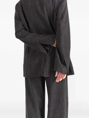 SOCIETE ANONYME Berry Checked Wool Jacket