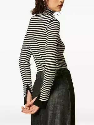 TWINSET Striped Turtleneck Jumper