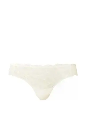 TWINSET Lace Brazilian Briefs - Neutrals