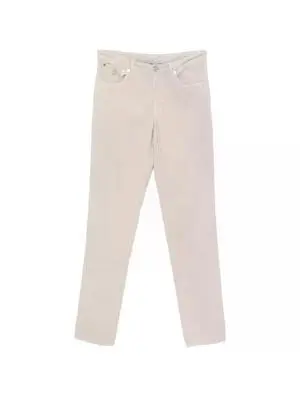 Brunello Cucinelli Straight-leg Corduroy Trousers - Neutrals