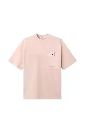 Stone Island 2100028 Organic Cotton Jersey T-shirt - Pink