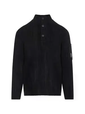 C.p. Company Button Detailed Sweaters For Men