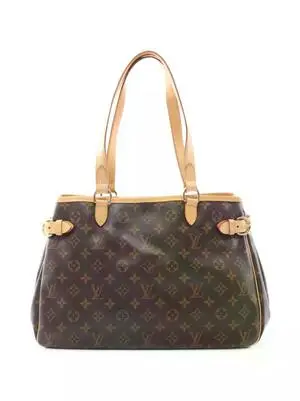LOUIS VUITTON Monogram Canvas Batignolles Horizontal Shoulder Bag - Brown