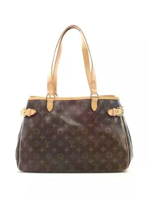 LOUIS VUITTON Monogram Canvas Batignolles Horizontal Shoulder Bag - Brown