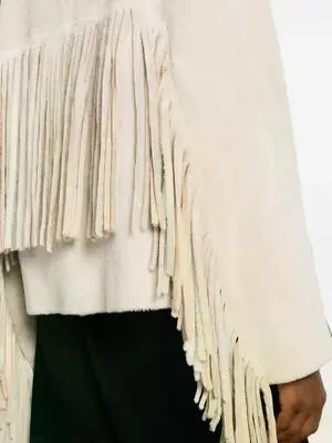 LISKA Fringe Detail Jacket