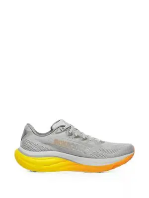 Saucony Panelled Sneakers With Logo Print - Grey