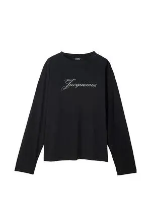 Jacquemus The Long-sleeve T-shirt - Black