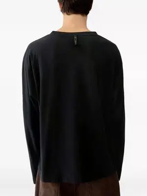 Jacquemus Long Sleeve T-shirt With Printed Logo