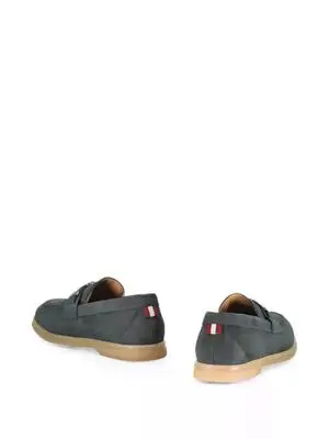 Bally Logo-plaque Leather Loafers