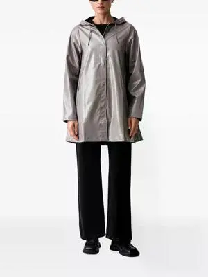 Rains A-line Hooded Raincoat - Grey