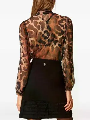 TWINSET Knit Skirt With Gold-tone Buttons